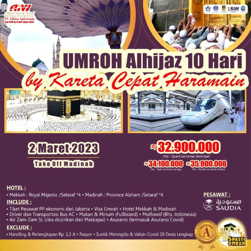 Umroh Reguler | ALHIJAZ TOUR & TRAVEL