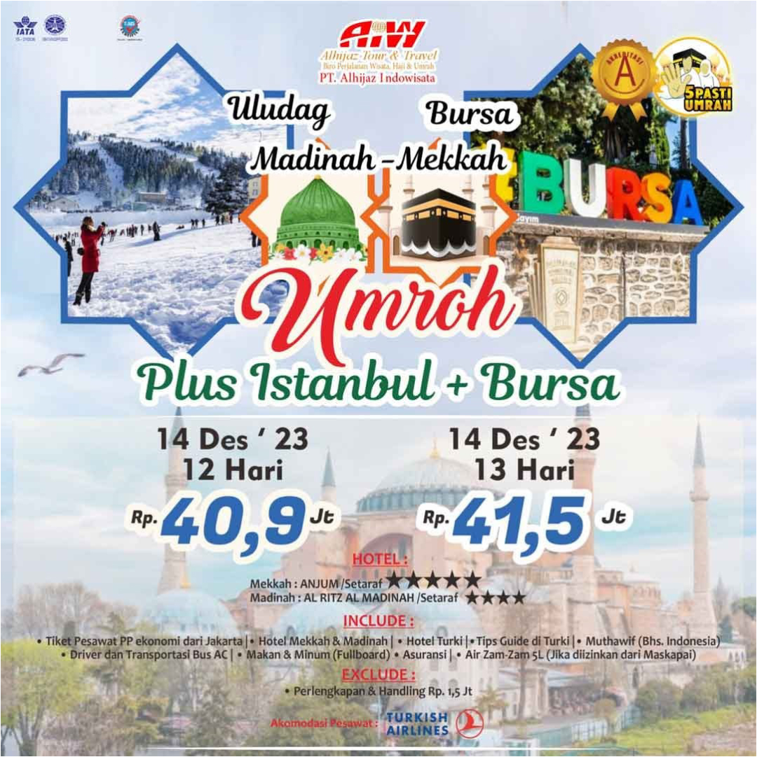Umroh Turkey - ALHIJAZ TOUR & TRAVEL