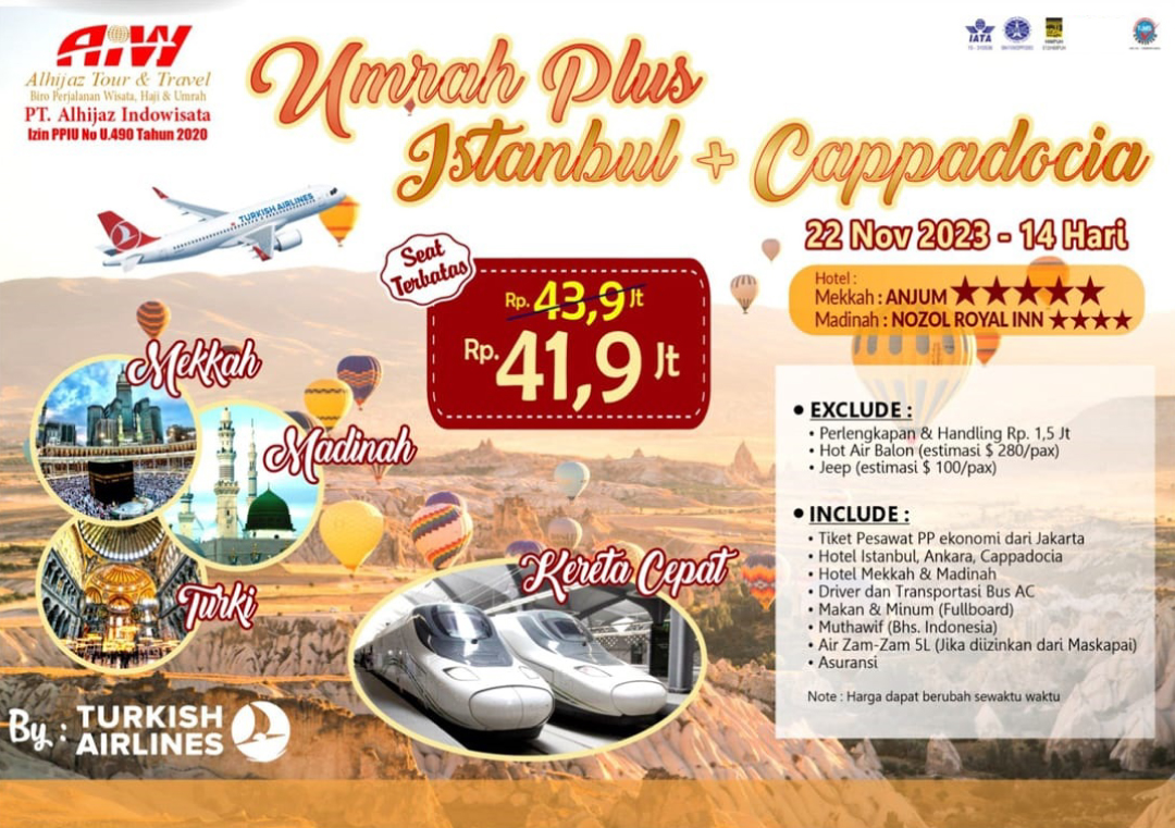 Umroh Turkey - ALHIJAZ TOUR & TRAVEL