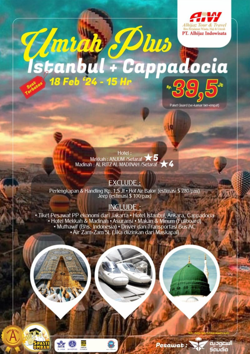 Umroh Turkey - ALHIJAZ TOUR & TRAVEL